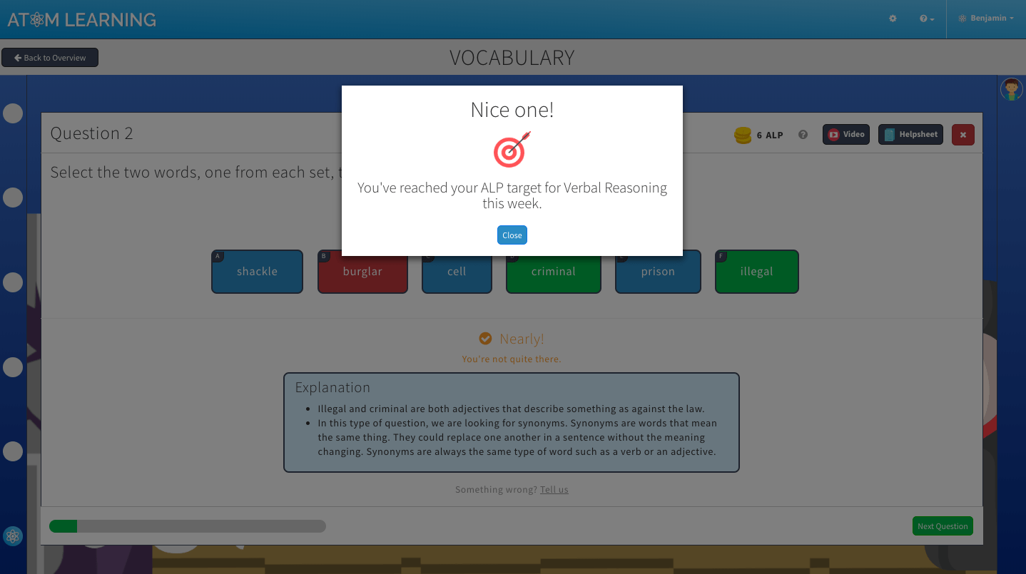 Atom Learning- Adaptive, online 11 plus study platform. - The 11 Plus ...